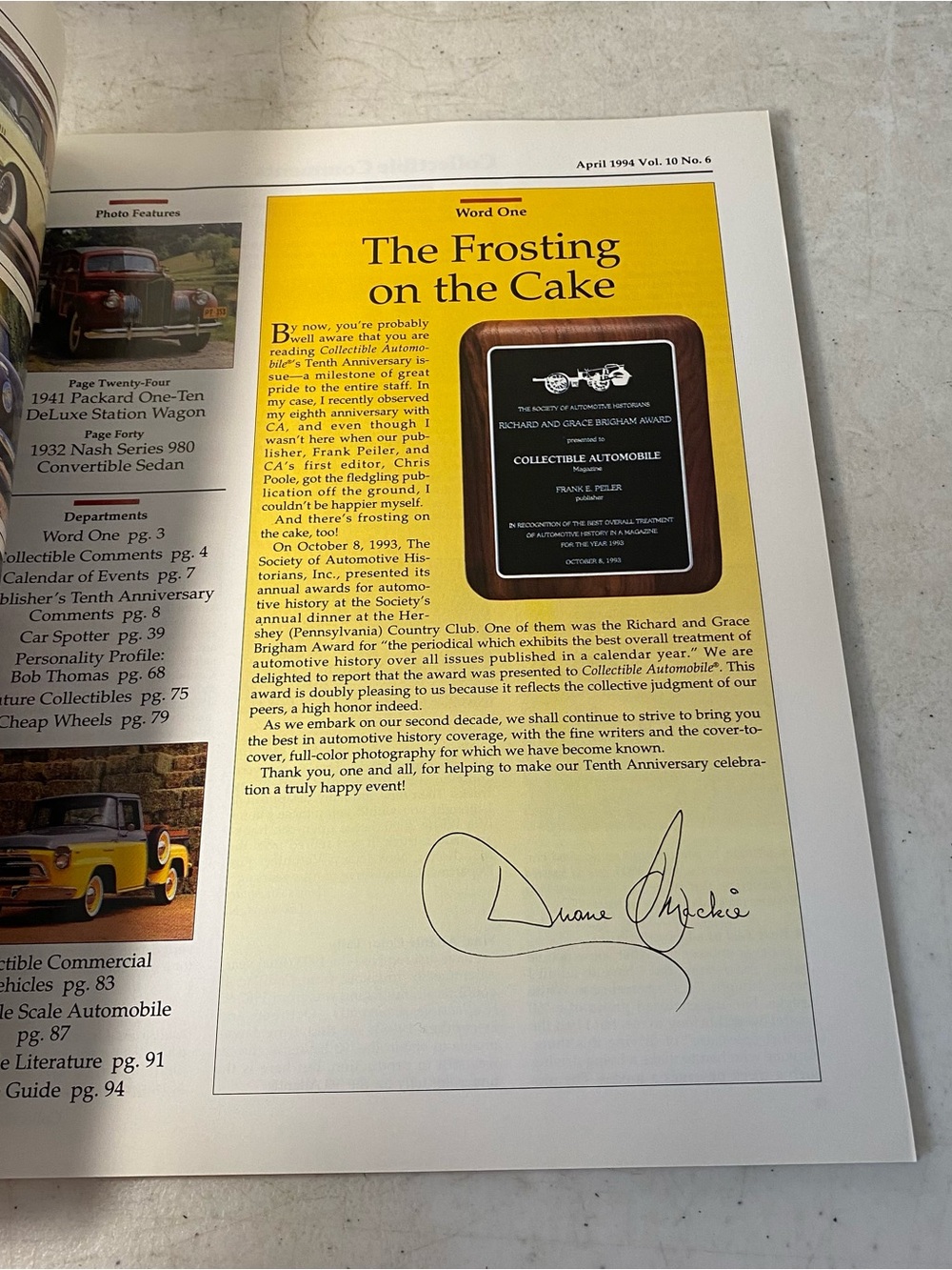Collectible Automobile | Other | Collectible Automobile Magazine Apr ...